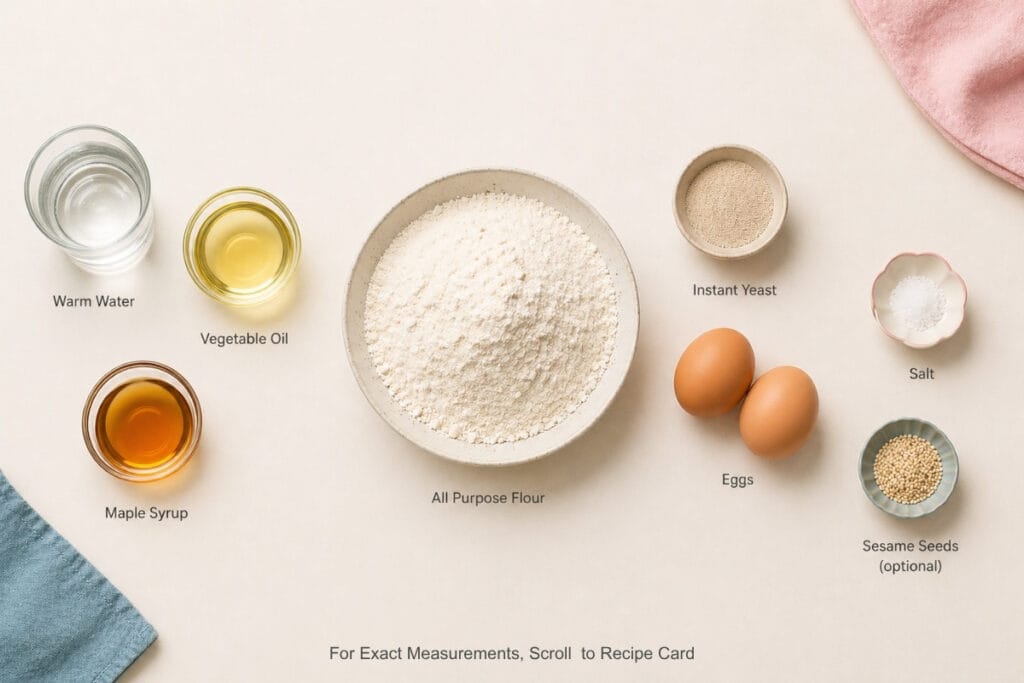 Quick Hamburger Buns Recipe - Minoo Makes Stuff