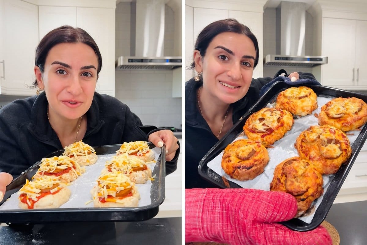 Easy Pizza Biscuit Bites - Minoo Makes Stuff