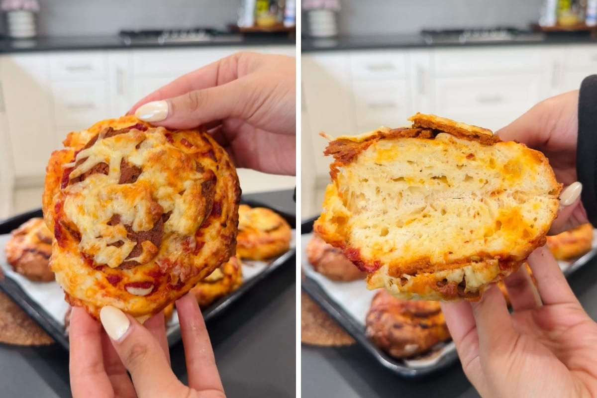 Easy Pizza Biscuit Bites - Minoo Makes Stuff